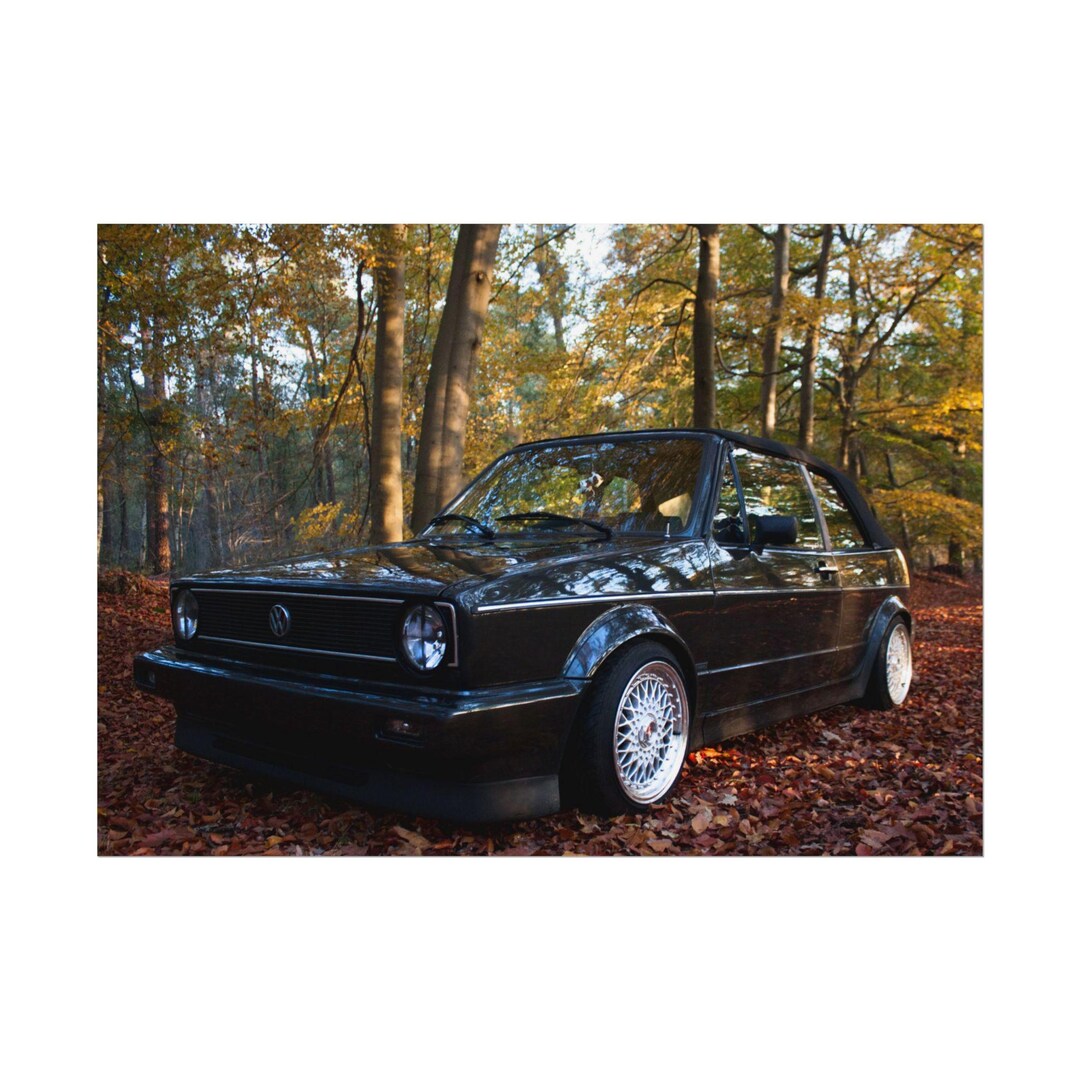 VW Volkswagen MK1 Golf 1 GTI Car Theme Poster Rolled Poster Fan Art ...