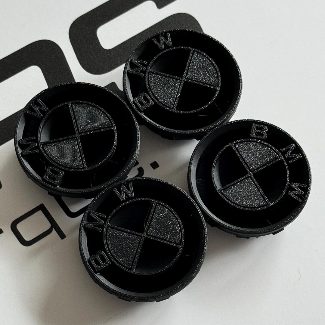 BMW Custom 3D Wheel Center Caps set of 4 Personalized, Durable Hubcaps ...