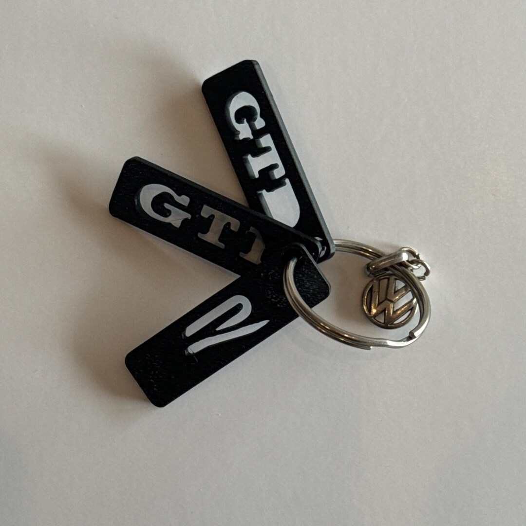 Volkswagen GTI GTD R Custom 3D Keychain - Etsy