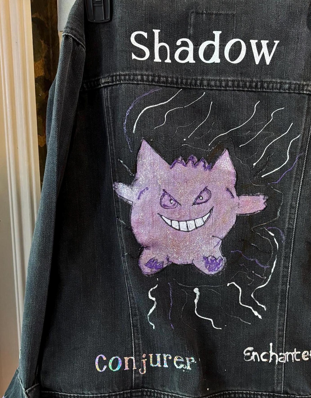 Gengar Pokémon Denim Jacket - Etsy