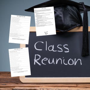 20fun Class Reunion Games | Ready-to-print | Class Trivia Game ...