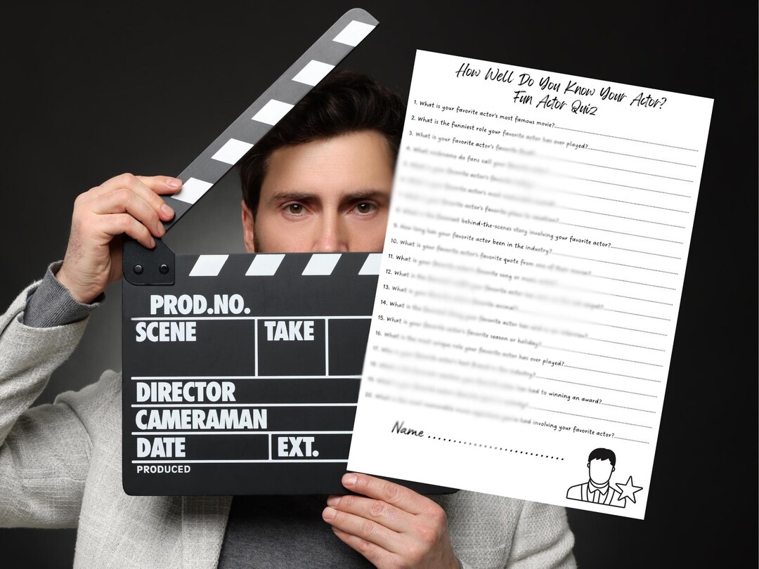 How Well Do You Know Your Favorite Actor? Enjoy This Fun Trivia Game ...