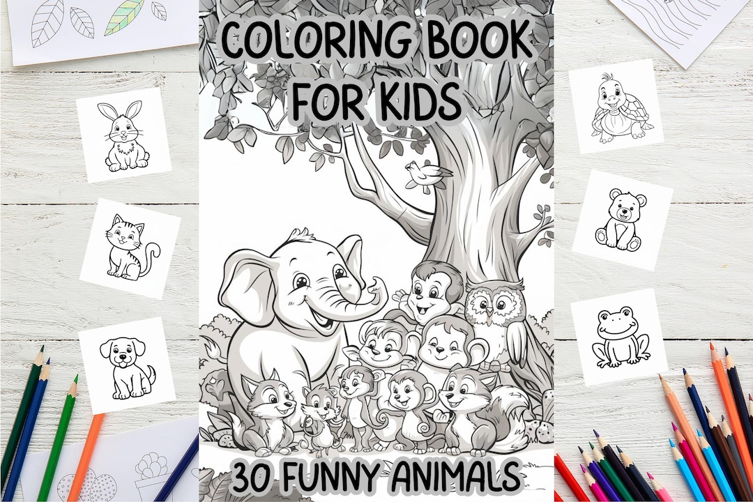 30 Fun Printable Coloring Pages for Kids, Toddlers & Preschoolers ...