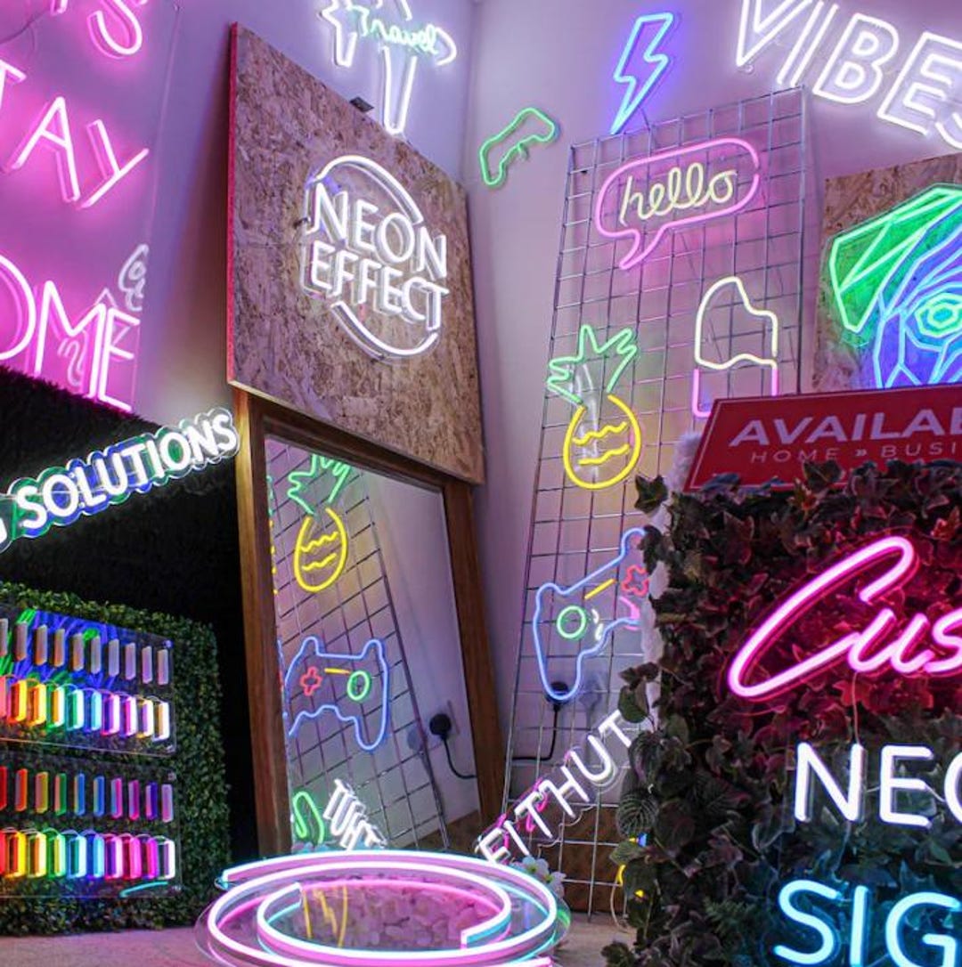 Custom Neon Sign - Wedding Neon Sign - Bar Neon Light - Custom Name ...