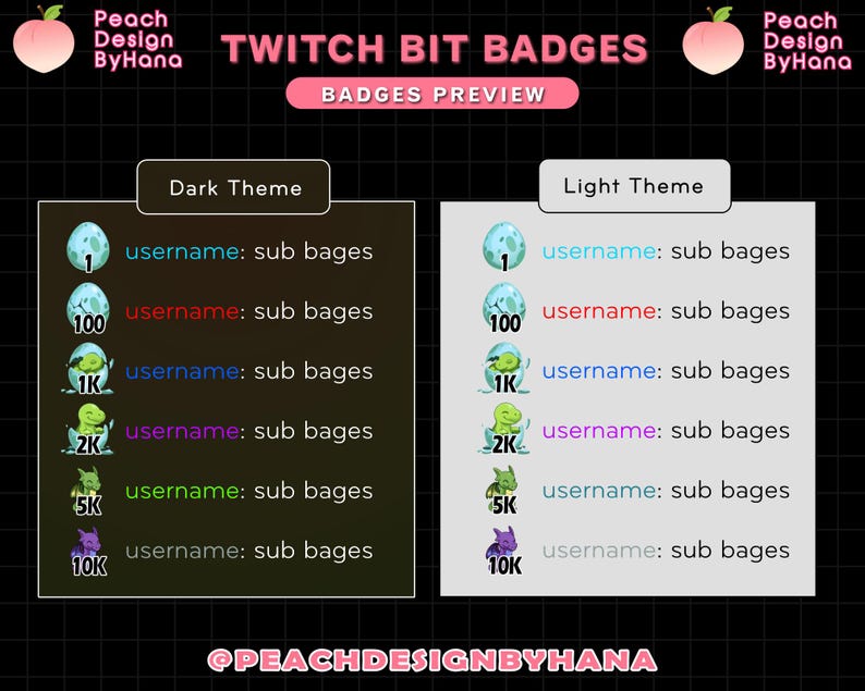 30x Magic Dragon Bit Badges for Twitch, Youtube and Discord - Twitch ...