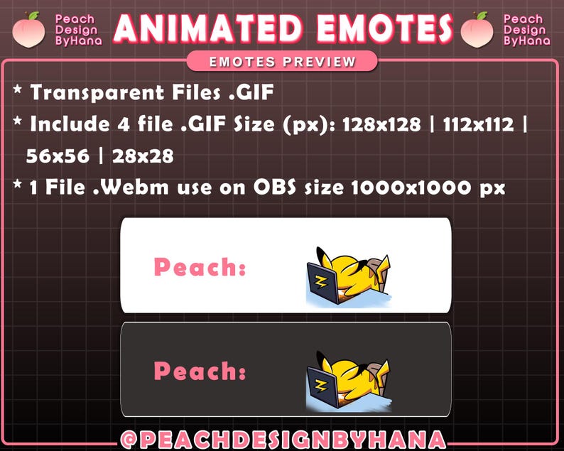 Animated Pikachu Rage Emote for Twitch, Youtube, Discord | Funny Emote ...