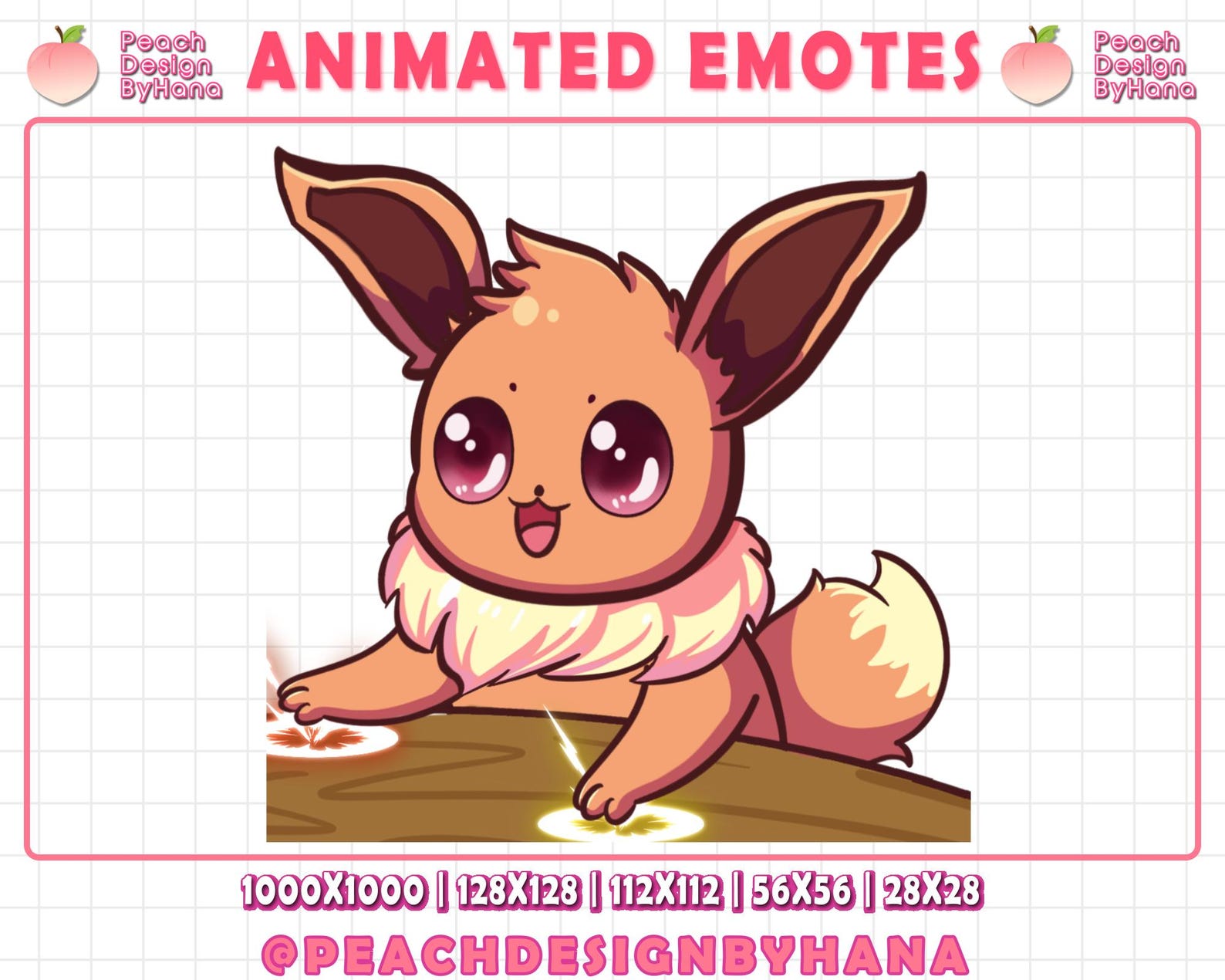 Animated Eevee Bongo Emote for Twitch, Youtube, Discord, Funny Emote ...