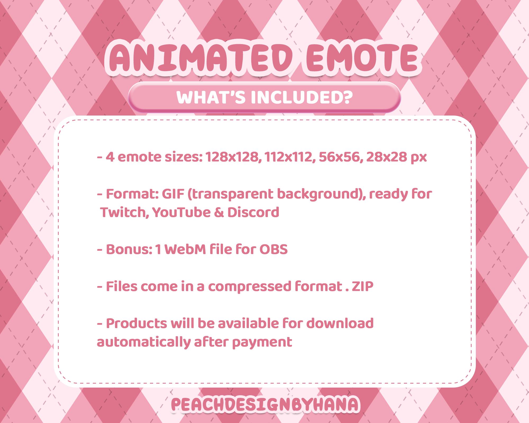 Animated Stitch Booty Shake Emote for Twitch, Youtube, Discord, Funny ...
