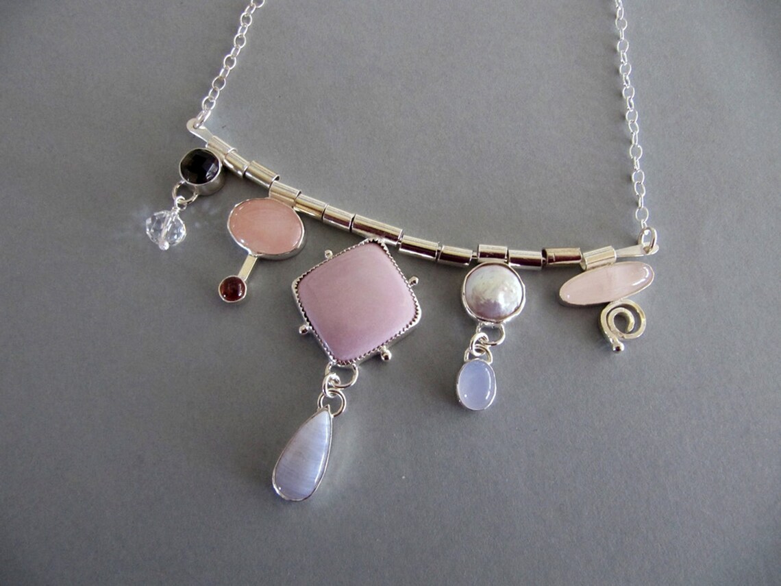 Night at the Opera Necklace #10 Multistone and Sterling Silver - Etsy