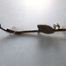 Twig and Gemstone Pins in Sterling Silver - Etsy