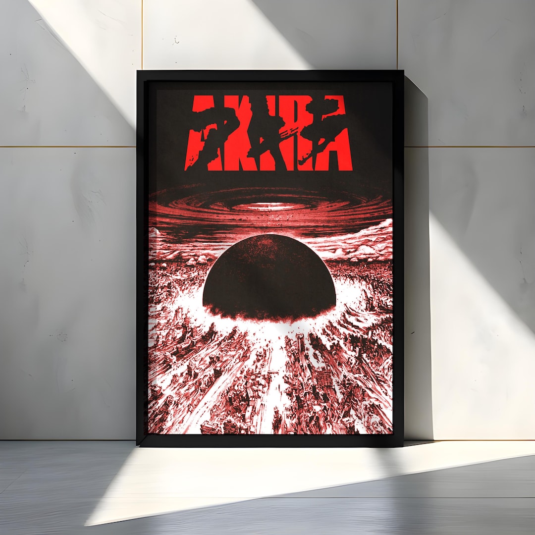 Akira Anime Poster: Neo-tokyo Cyberpunk Art - Etsy