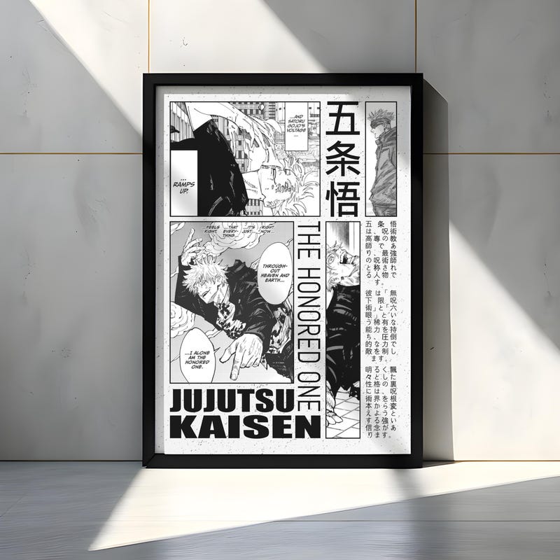 Anime Gojo Panel - Etsy