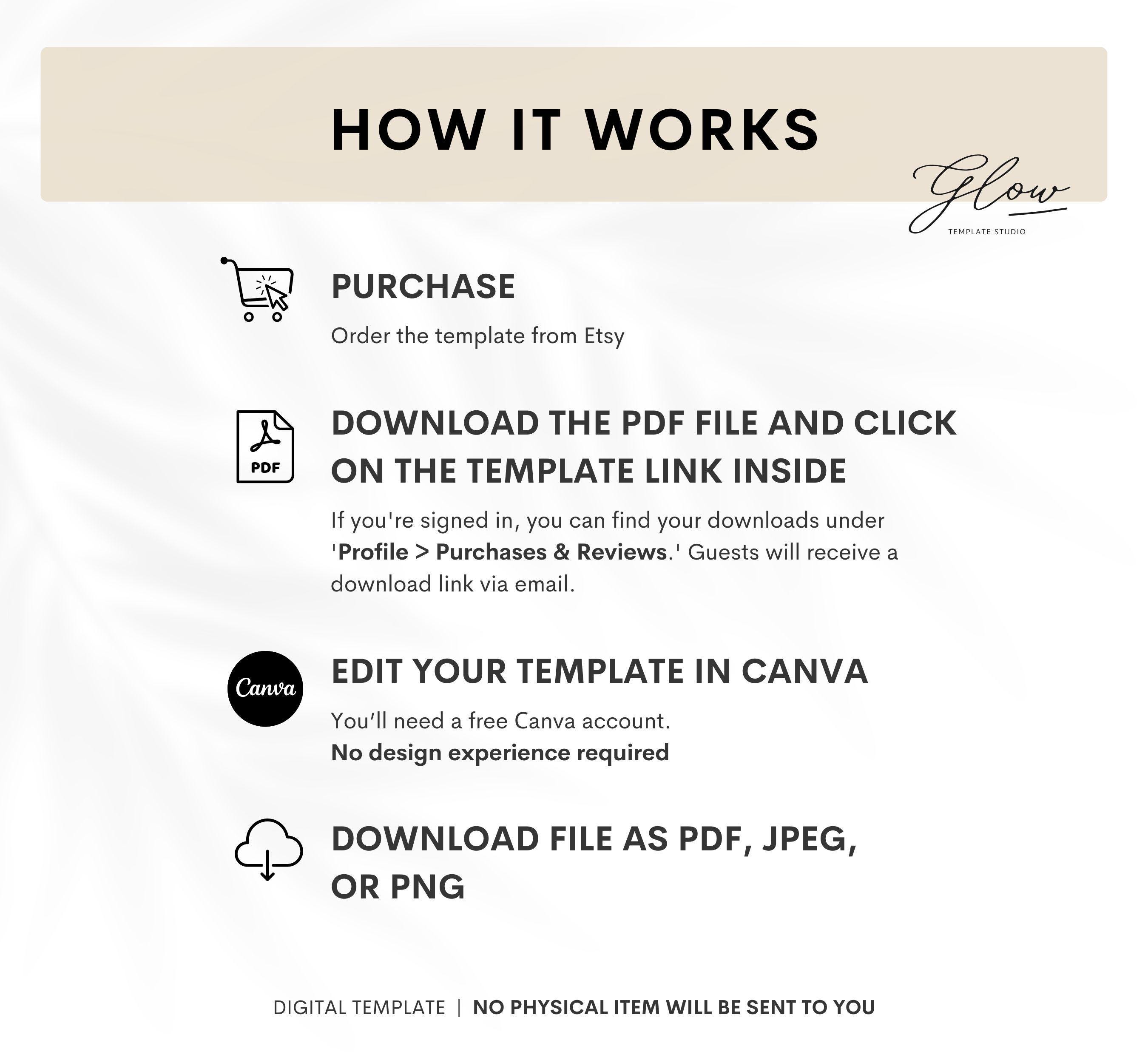 Minimalist Business Card, Business Card Template, Printable Business ...