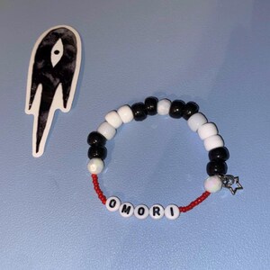 Omori Character Bracelet Friendship Matching Bracelet Kandi Character ...