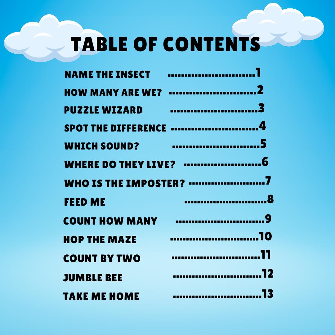 Preschool Pre-k + Kindergarten Learning Bundle | 13 Pages | Printable ...