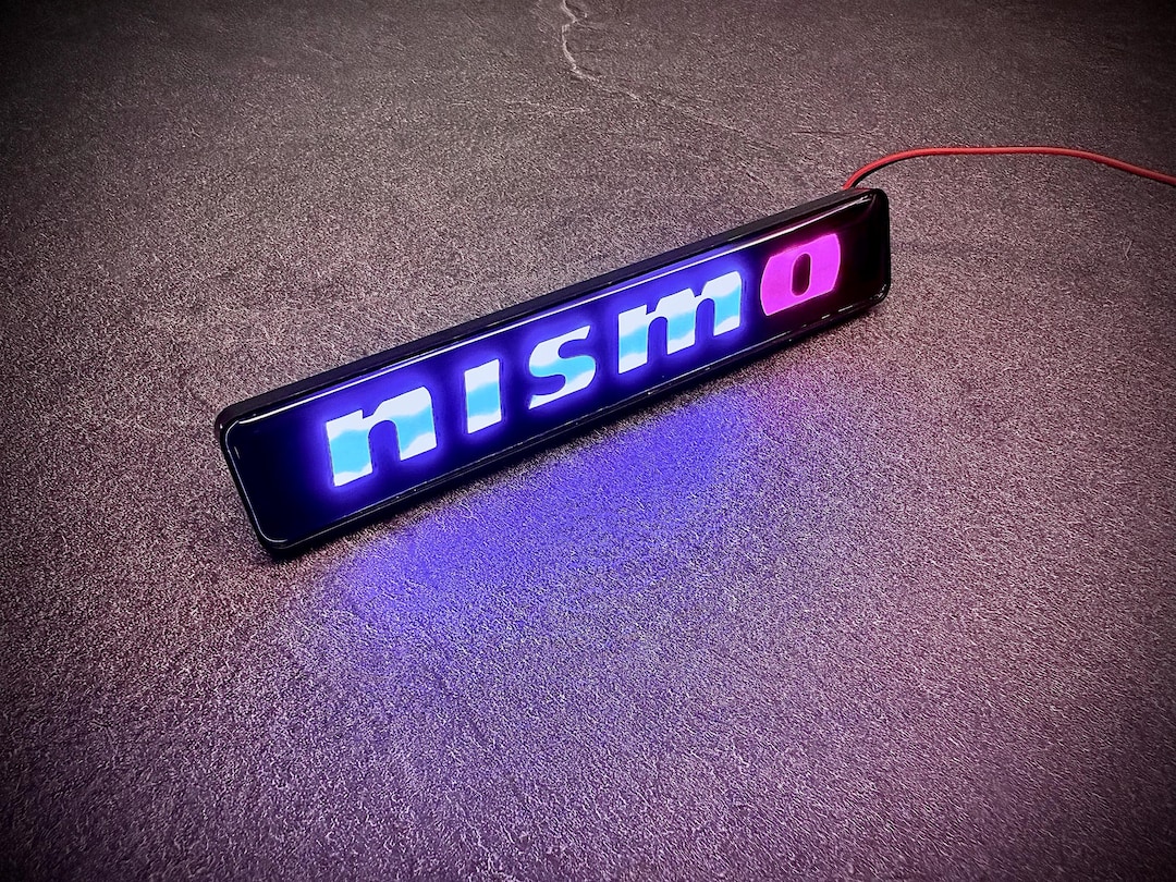LED NISMO Emblem – Illuminated Badge for Nissan Performance Models ...