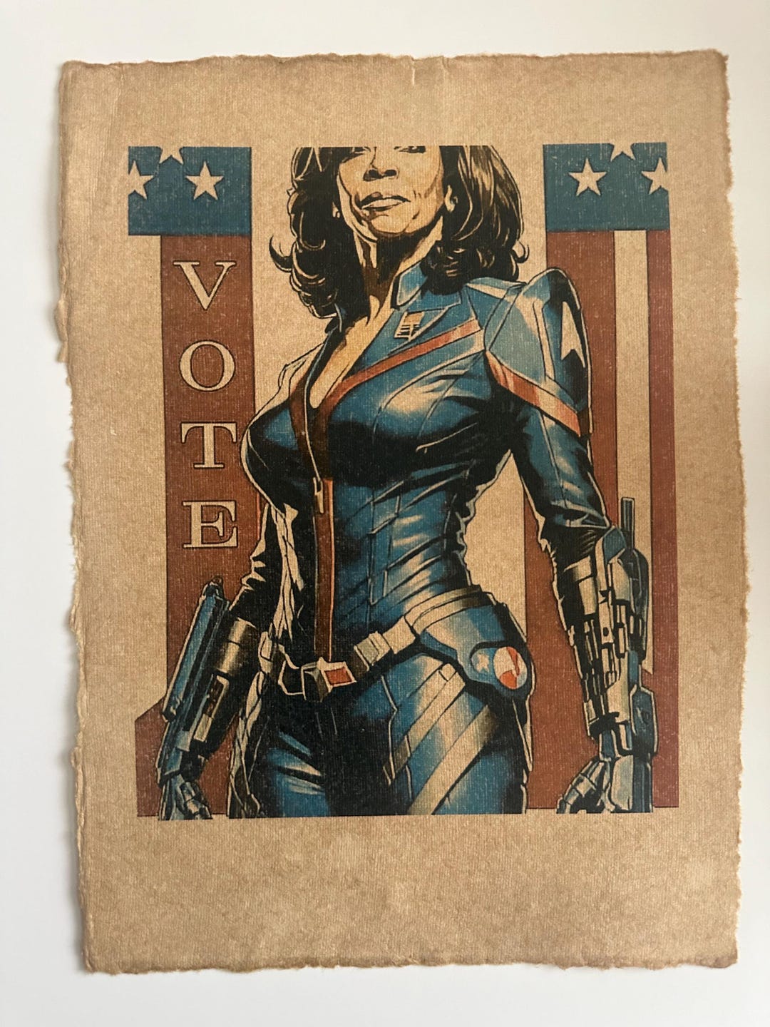 Kamala Poster Printed on Handmade Aged Paper - Etsy