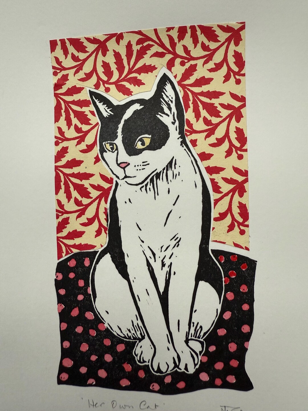 Original Print. 'her Own Cat' Aka Clifton Bridget - Etsy