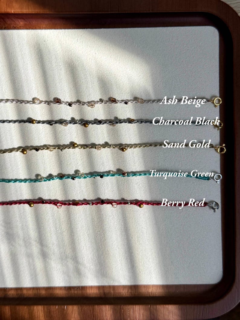 Boho Stacking Bracelets, Handmade Beaded, Braided & Woven Earthy Cord ...