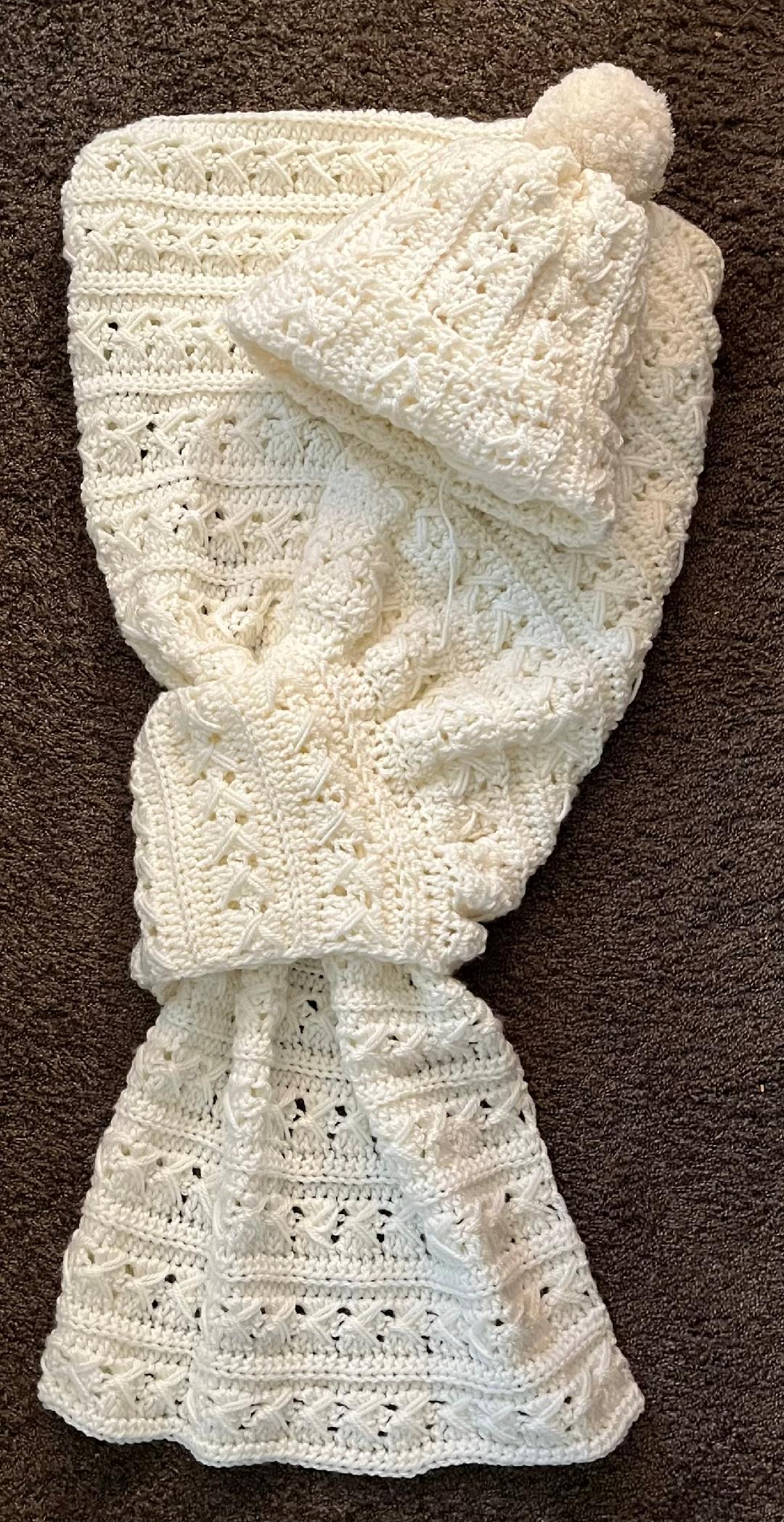 Cozy Slip Knot Shawl Set Crochet PATTERN English US Terms - Etsy