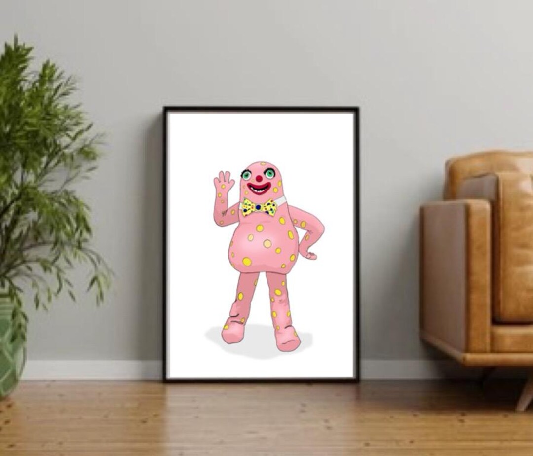 Mr Blobby Digital Art - Etsy