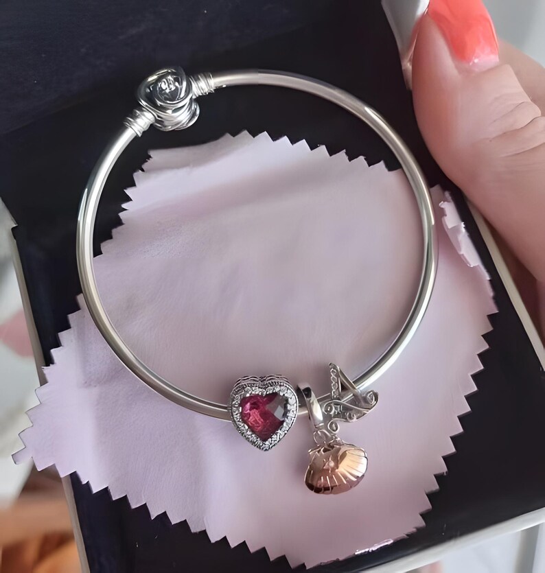 Sparkly Initial Charms, Letter Charms, A-Z Charms, Genuine 925 Silver ...