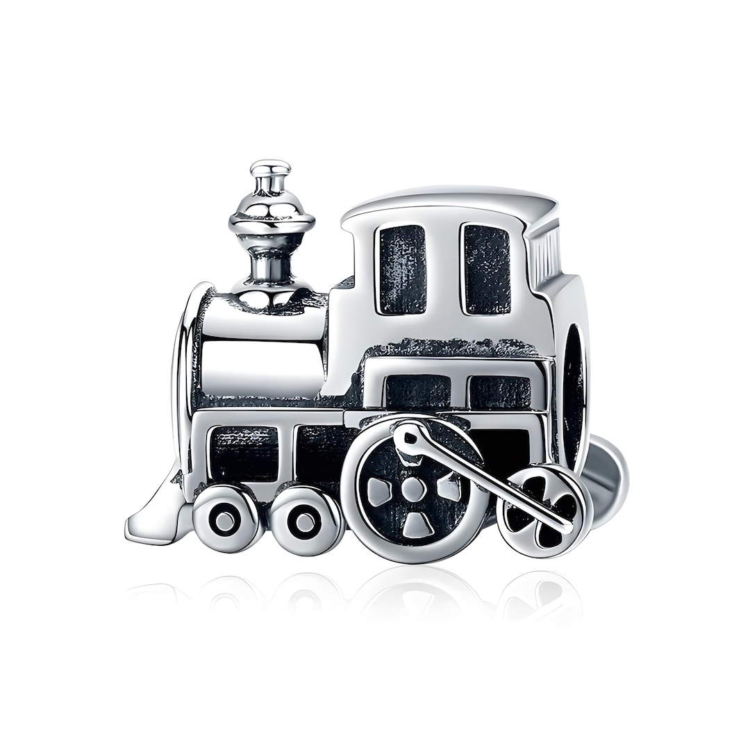 Vintage Locomotive Train Car Charm, Bracelet, Pandora Charms, 925 ...