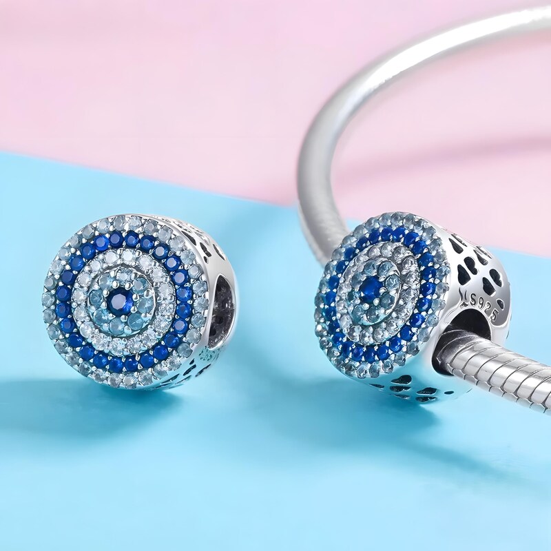 Blue Pandora Charm - Etsy