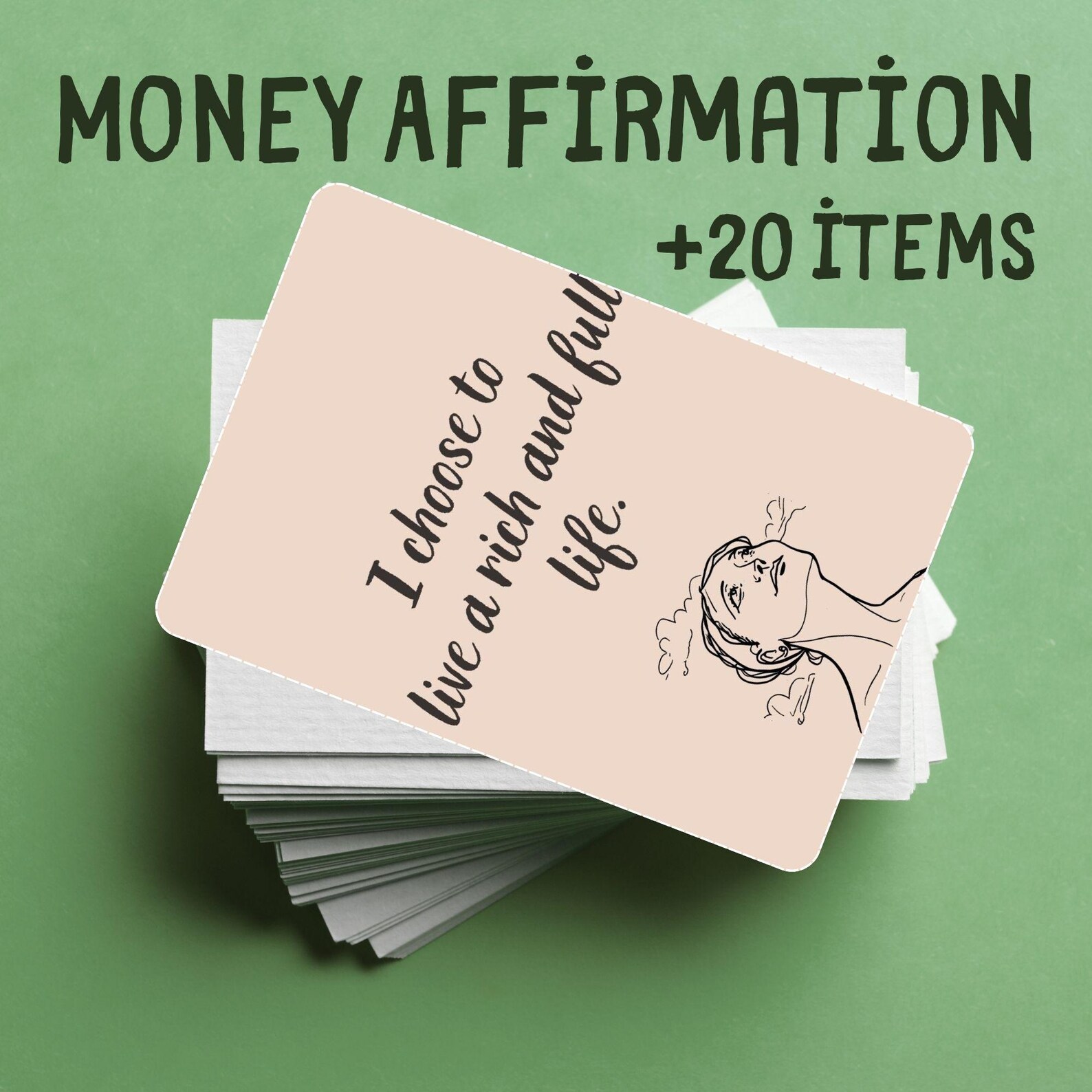 Powerful Affirmation Cards Set Source of Positive Energy and ...