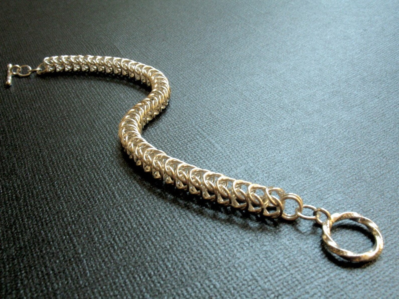 Sterling Silver Queen's Link Byzantine Chainmaille - Etsy