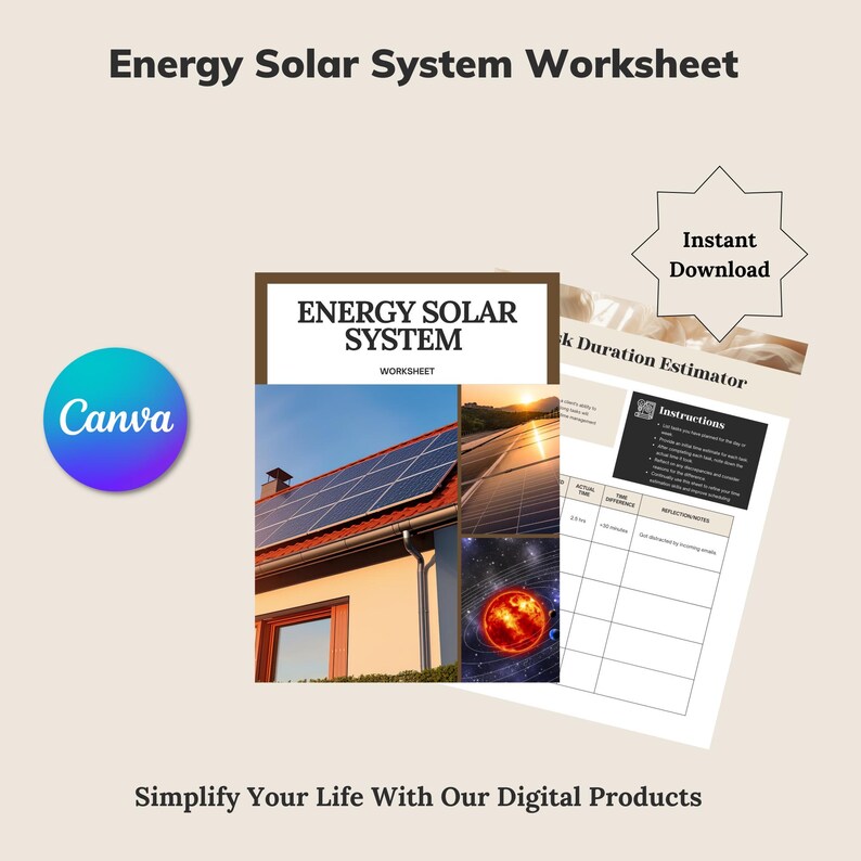 Solar System Tracker, Energy Solar System Worksheet, Kids Science ...