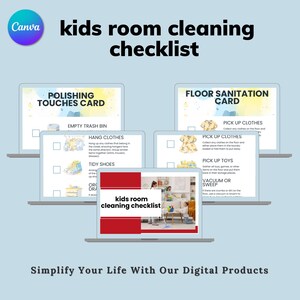 Kids Room Cleaning Checklist, Checklists for Kids Room Organization ...