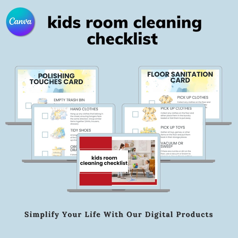 Kids Room Cleaning Checklist, Checklists for Kids Room Organization ...