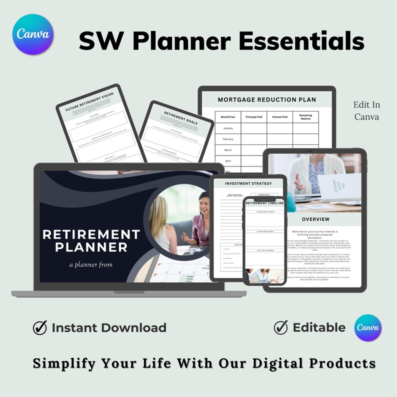 Retirement Planner, Retirement Saving Lifestyle Planner, Retirement ...