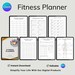 Fitness Planner, Fitness Goal Tracker, Gym Workout Log, Health Planner ...