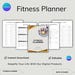Fitness Planner, Fitness Goal Tracker, Gym Workout Log, Health Planner ...