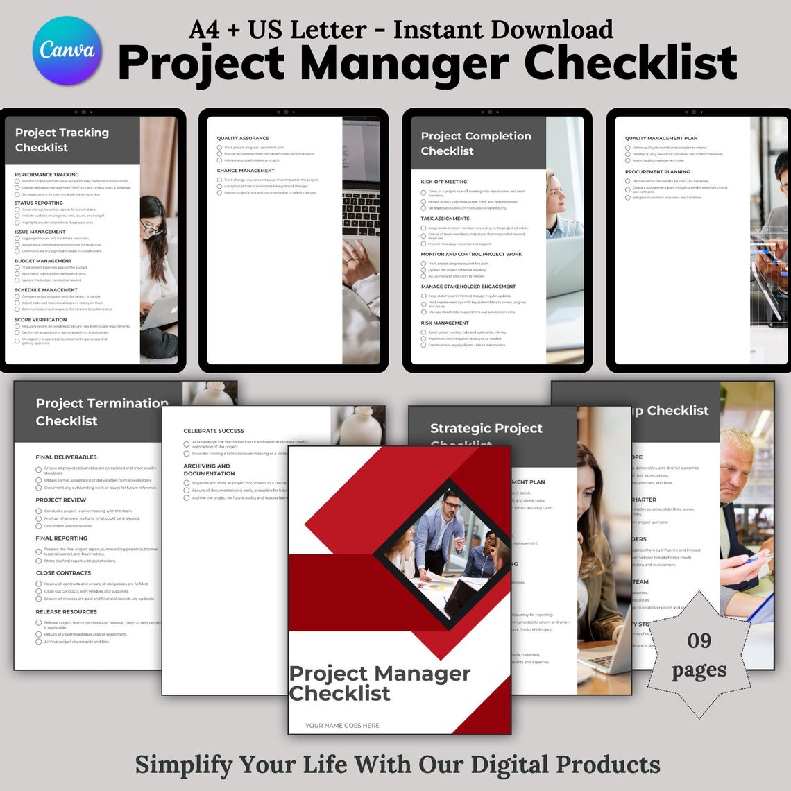 Project Manager Checklist, Project Planning Task Management Tools ...
