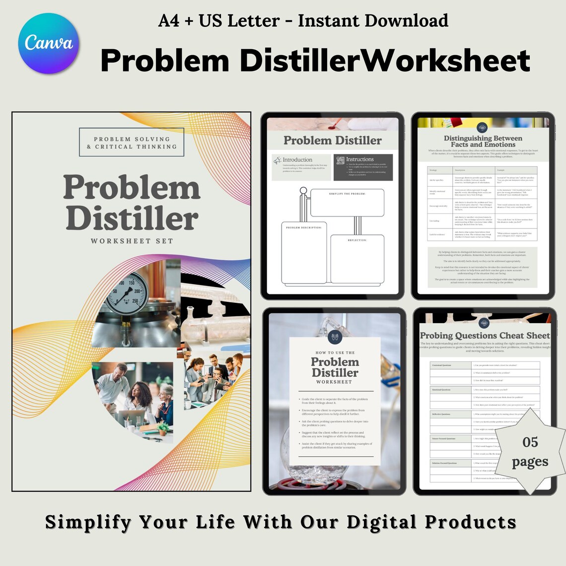 Problem Solving Worksheet, Decision Making and Personal Growth ...