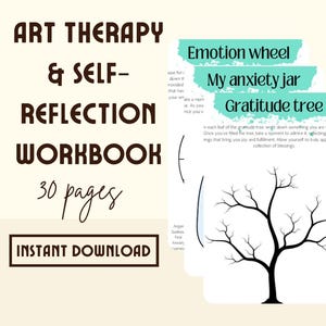 Art Therapy & Self-reflection Worksheets - Etsy