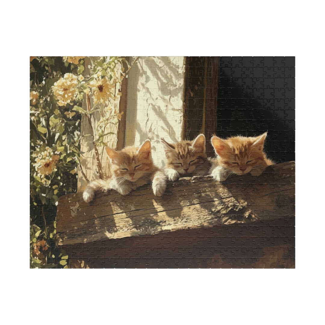 Cute Kitten Jigsaw, Cat Puzzle, Fun Animal Game, Challenging Kitty ...