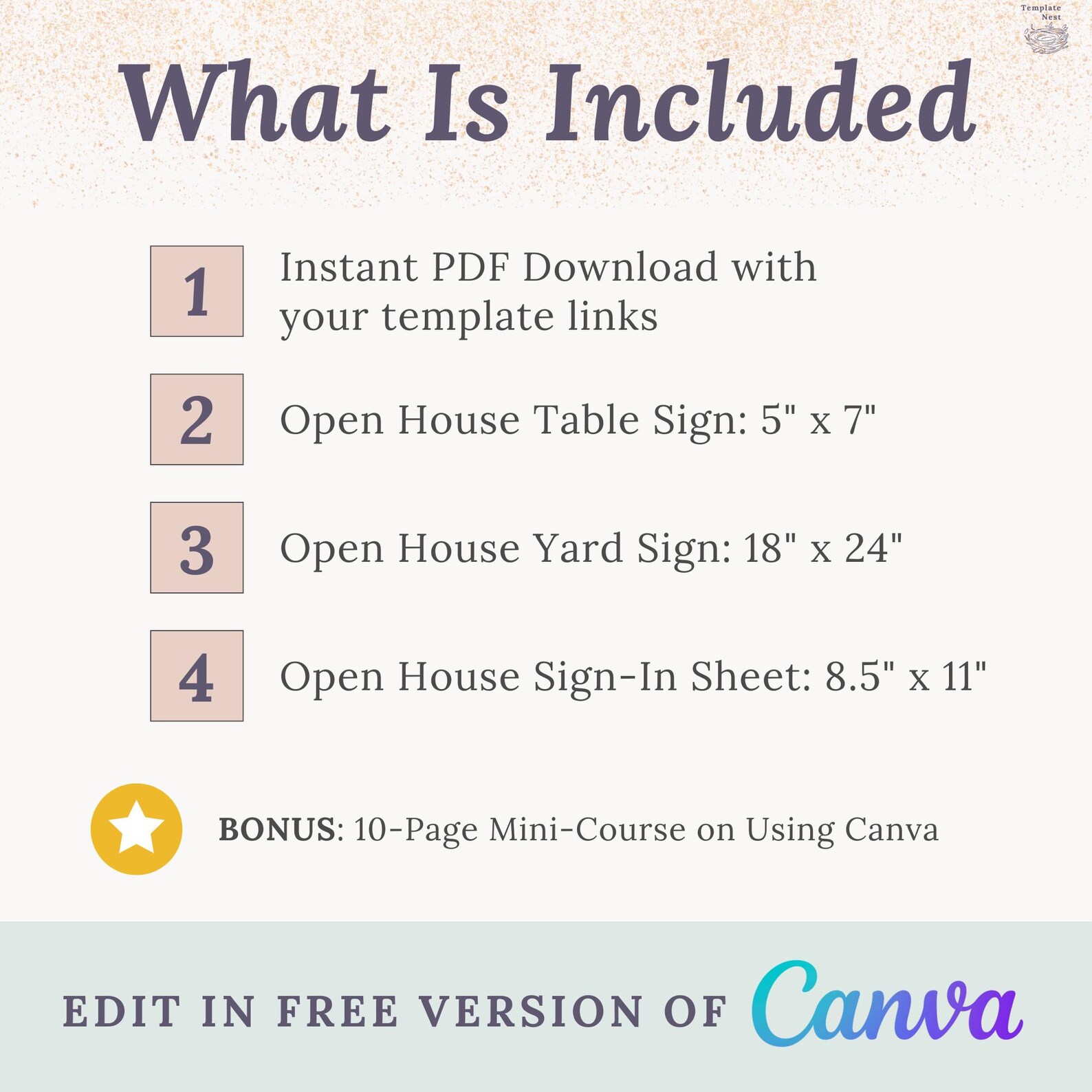 Realtor Open House Kit | Table Sign, Yard Sign, and Sign-in Sheet | New ...