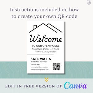 Realtor Open House Kit | Table Sign, Yard Sign, and Sign-in Sheet | New ...