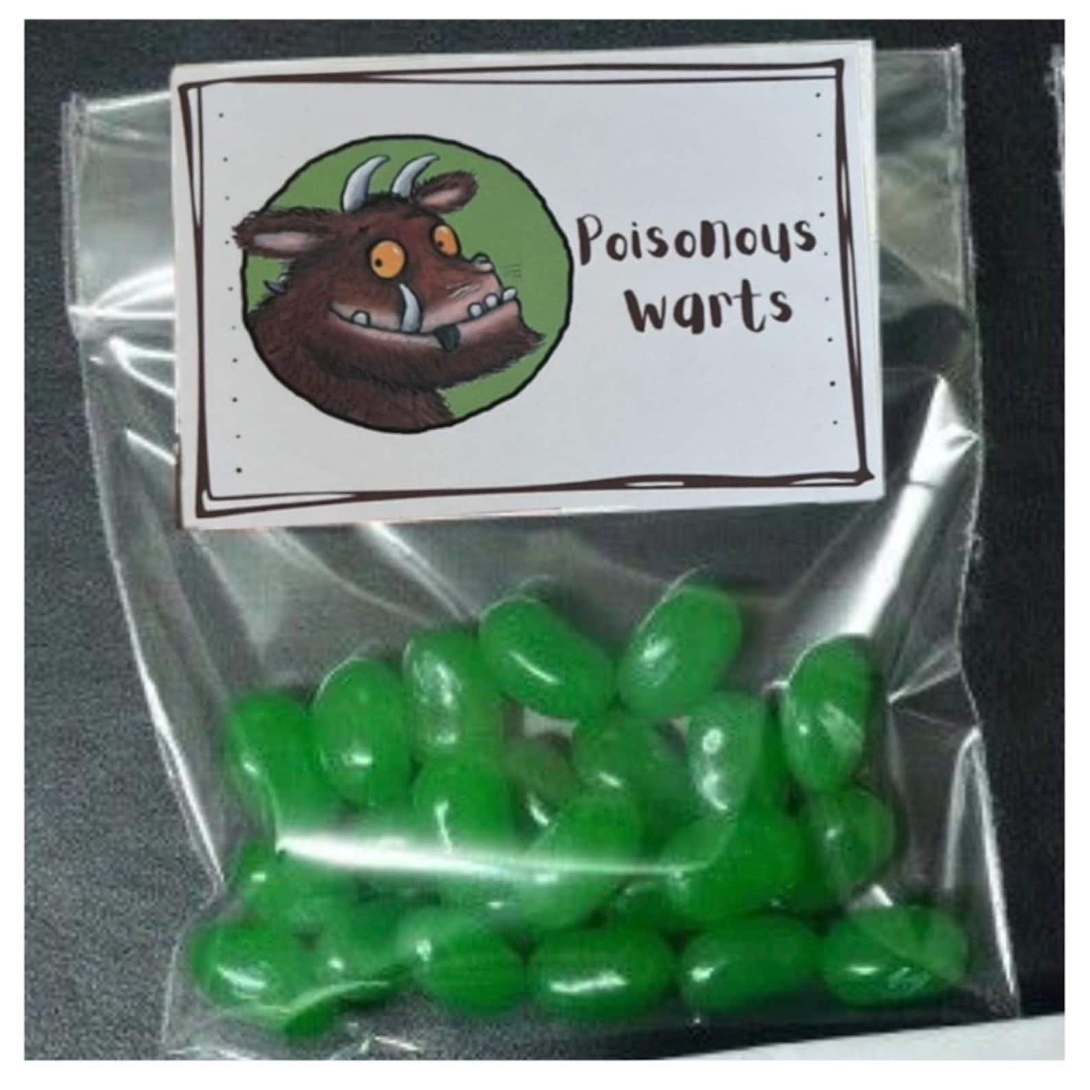 PDF Candy Label Gruffalo Theme Birthday Party- Gruffalo Poisonous Warts ...