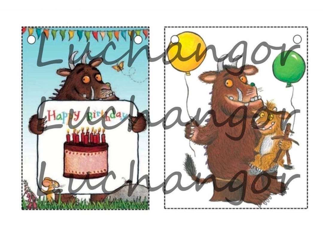 PDF Gruffalo Bunting Printable - Etsy