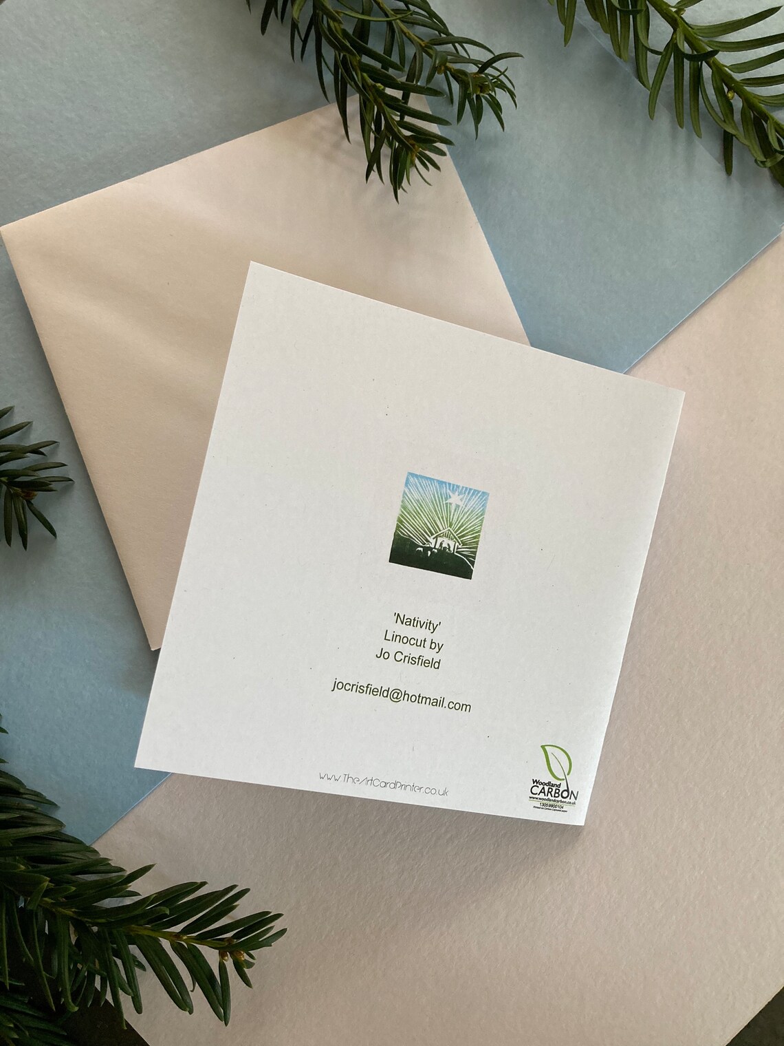 Nativity Christmas Card Linocut Design Print Merry Christmas Bethlehem ...