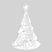 Christmas Tree, 3D Coloring Crafts, Printable Papercraft Kit, Paper Toy ...