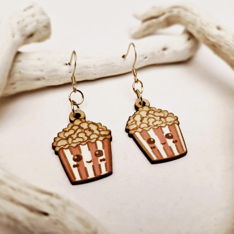 Popcorn Earrings - Etsy