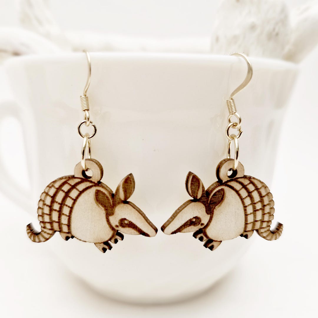 Armadillo Earrings Svg Animals Earring Svg Original South American ...