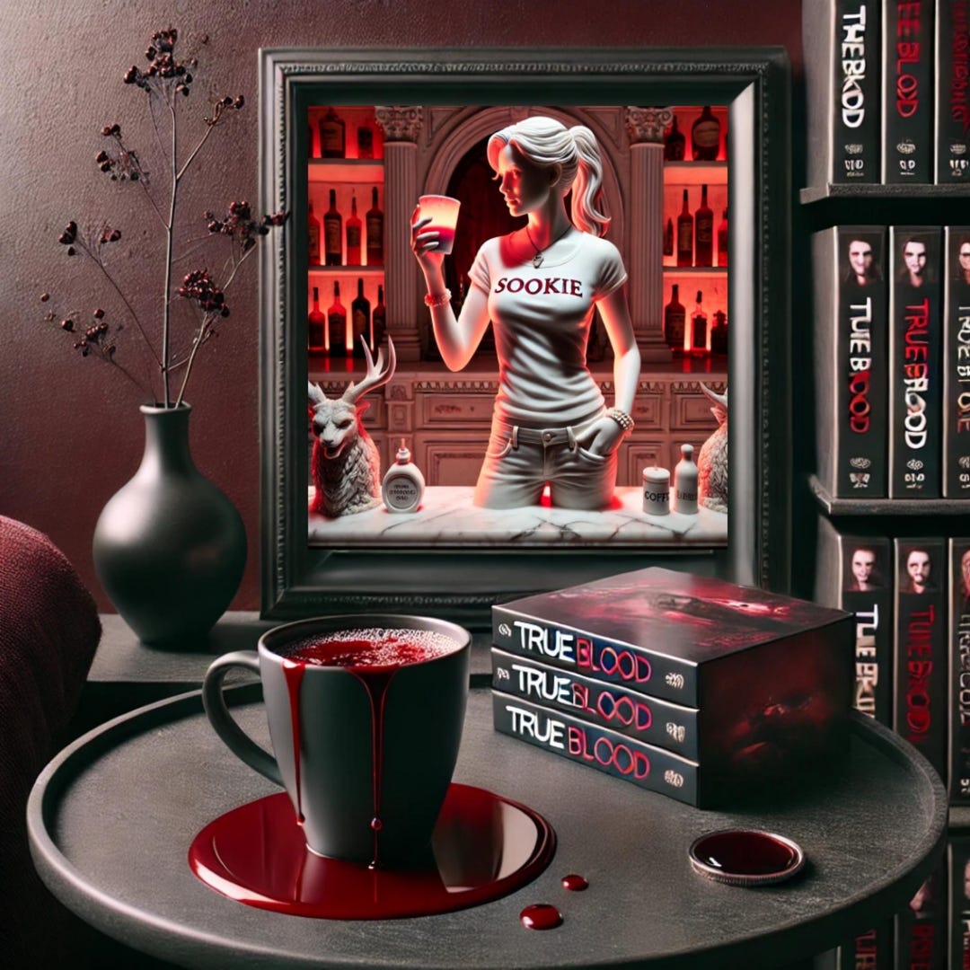 Sookie Stackhouse Coffee Vampire Art - Etsy