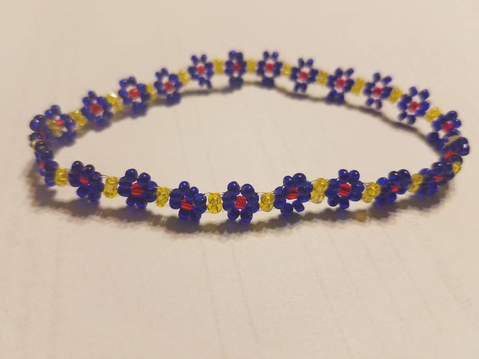 Elastic Daisy Chain Bracelets | Etsy